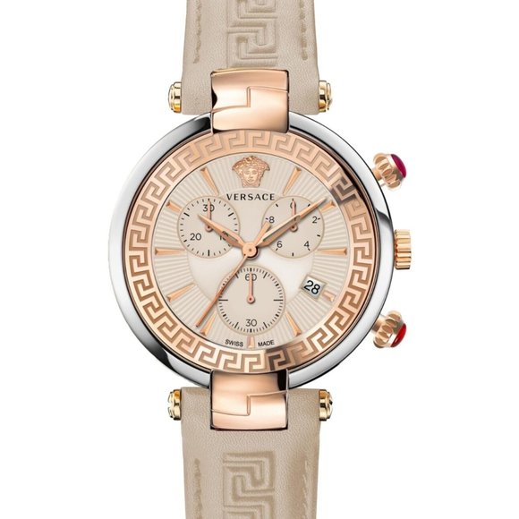 Versace | Accessories | Versace 4mm Womens Creme Watch | Poshmark